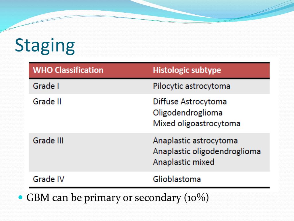 PPT - High Grade Gliomas : Case Presentation and Summary of Evidence ...