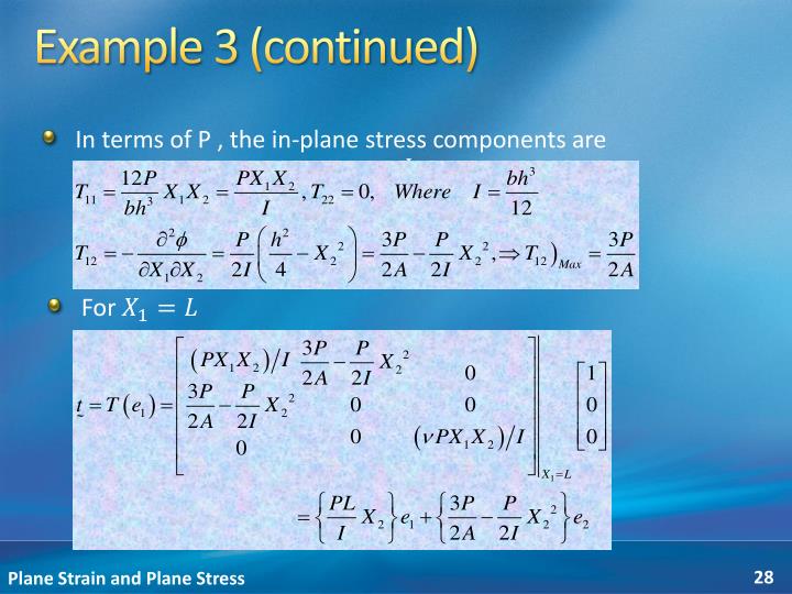 PPT - Plane Strain and Plane Stress PowerPoint Presentation - ID:1855658