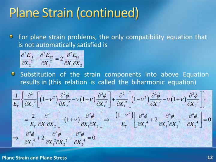 PPT - Plane Strain and Plane Stress PowerPoint Presentation - ID:1855658