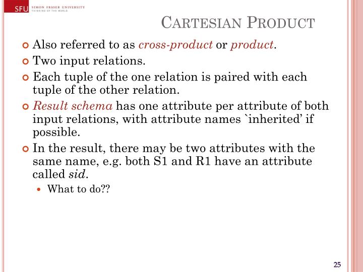 PPT - Database Systems I Relational Algebra PowerPoint Presentation ...