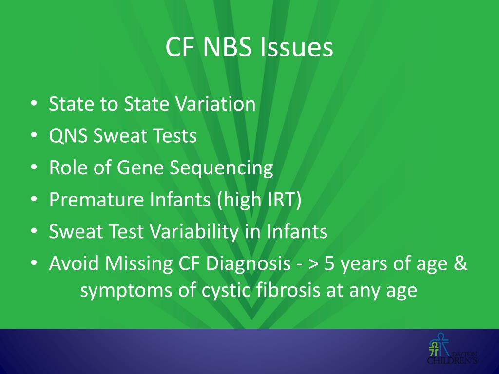 PPT - UPDATE ON CYSTIC FIBROSIS NEWBORN SCREENING IN OHIO PowerPoint ...