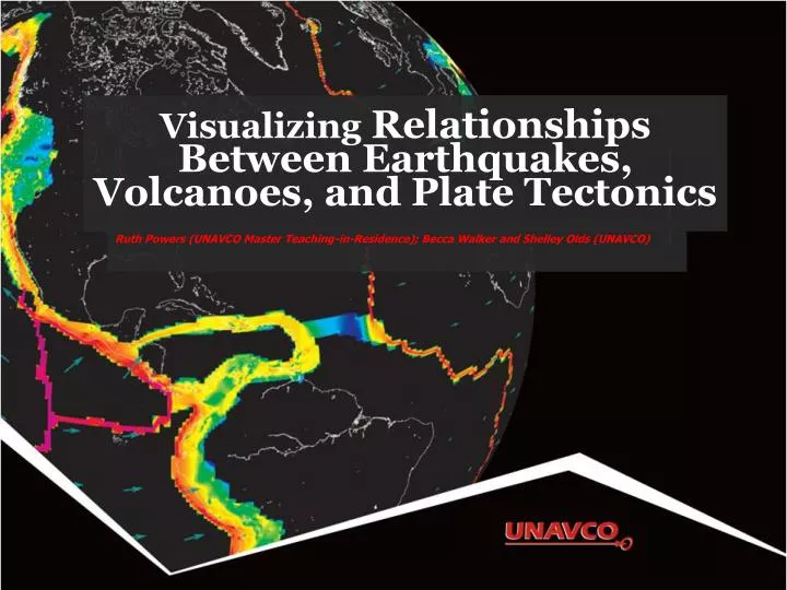 PPT - Visualizing Relationships Between Earthquakes, Volcanoes, and ...
