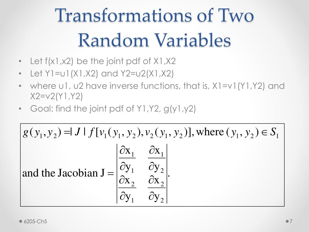 Ppt Functions Of Random Variables Powerpoint Presentation Free