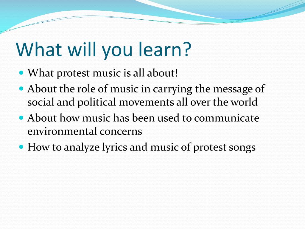 PPT - MUSIC IN POLITICAL AND SOCIAL MOVEMENTS PowerPoint Presentation ...