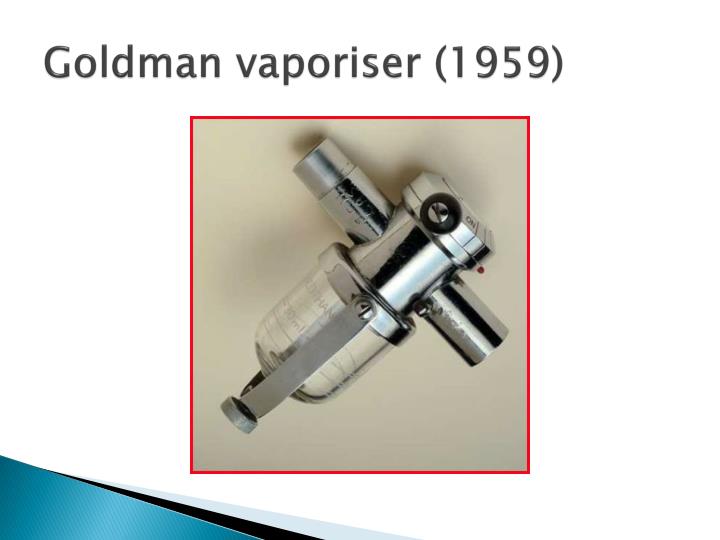 PPT - Principles of vaporizers and older vaporizers PowerPoint ...