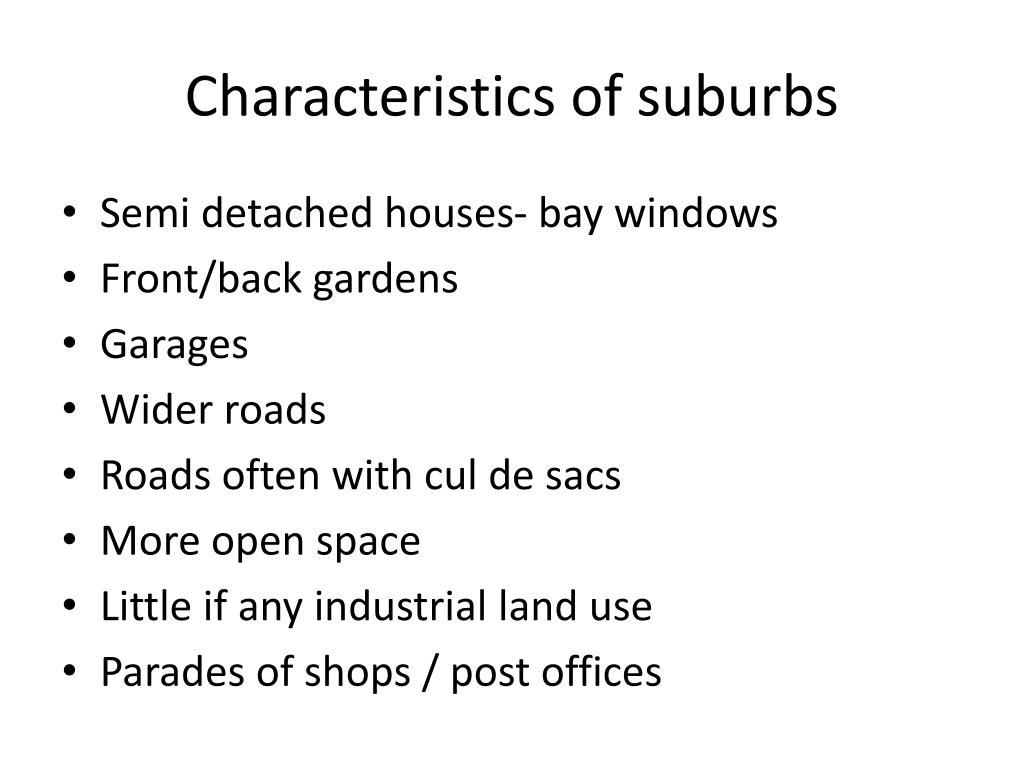 PPT - Population and settlement How well does your chosen settlement ...