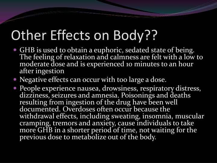 PPT - Rohypnol & GHB PowerPoint Presentation - ID:1857667