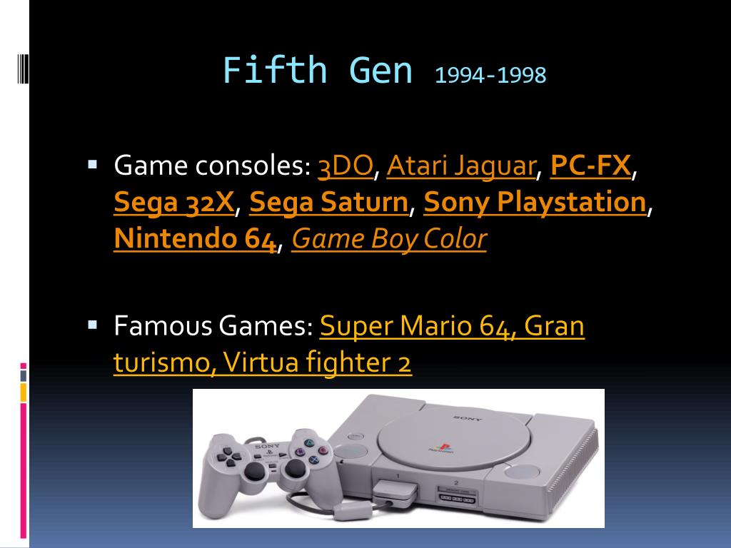 PPT - De geschiedenis van video game consoles PowerPoint Presentation ...