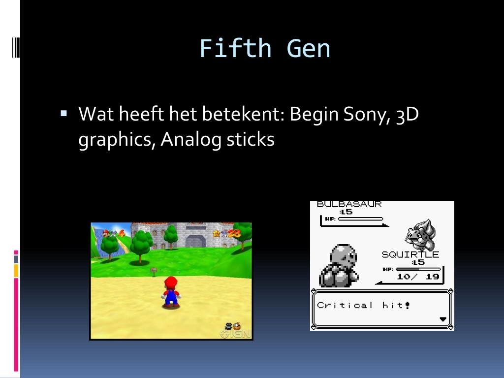 PPT - De geschiedenis van video game consoles PowerPoint Presentation ...