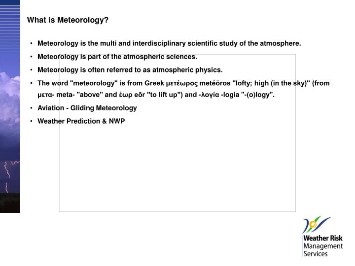 PPT - Meteorology made simple - Fundamentals PowerPoint Presentation ...