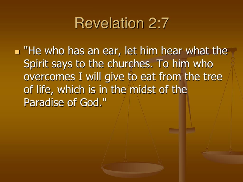 PPT - The Message to the Seven Churches a. To the Church in Ephesus ...