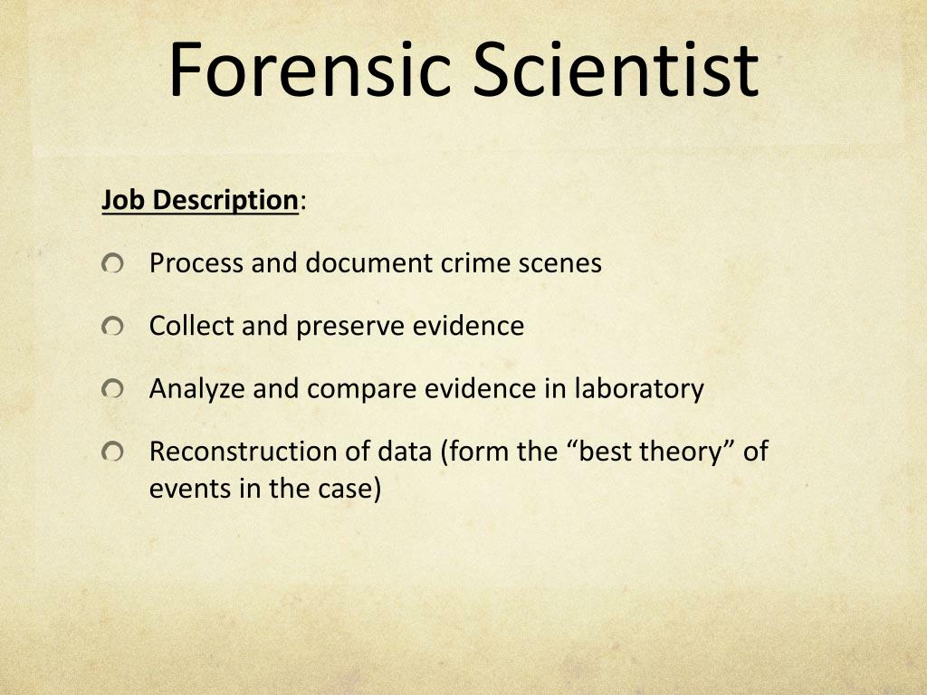 Ppt Introduction To Forensic Science Powerpoint Presentation Free