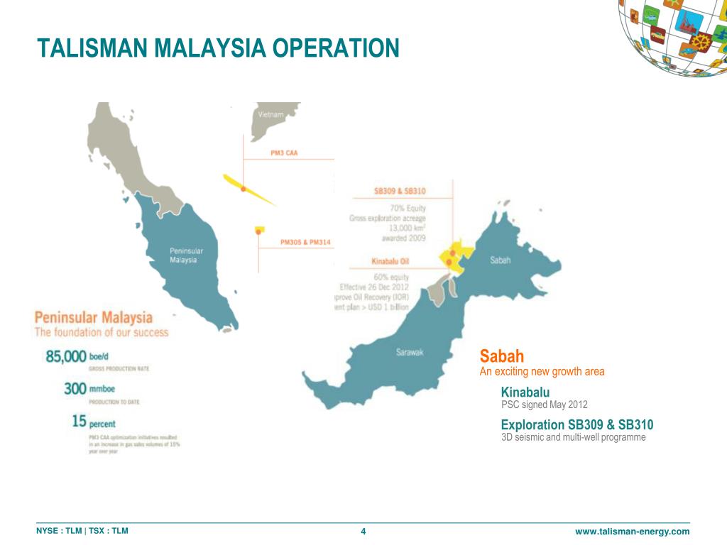 PPT - Talisman in Sabah 3 rd SOGCE, 26 th & 27 th May 2014 PowerPoint ...