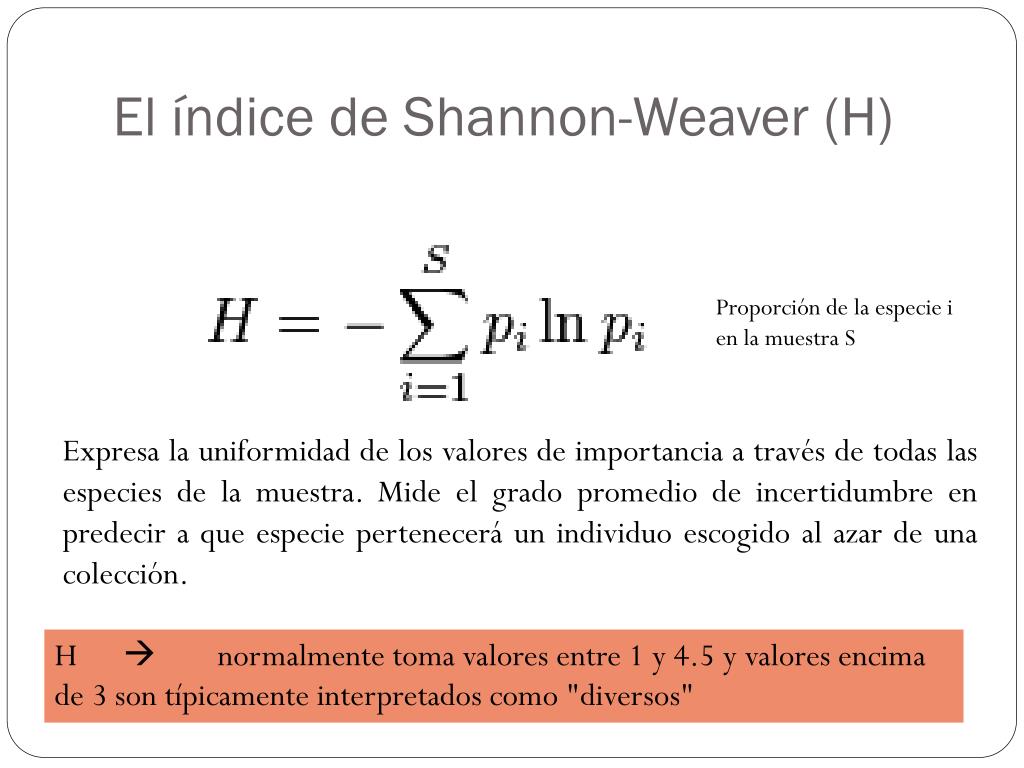 PPT - Métodos de estudio de la biodiversidad. PowerPoint Presentation ...