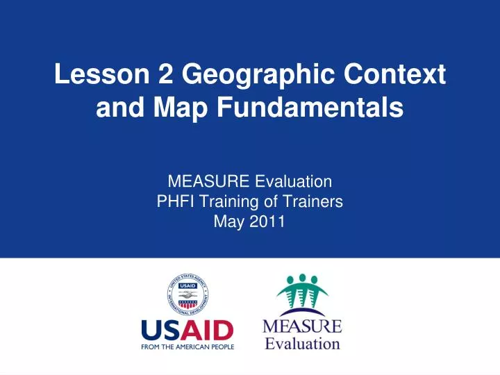 PPT - Lesson 2 Geographic Context and Map Fundamentals PowerPoint ...
