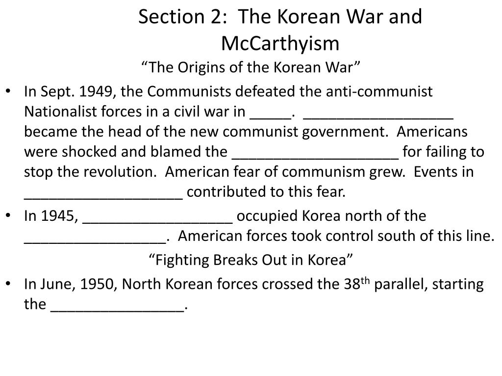 PPT - Chapter 28: The Cold War and the American Dream PowerPoint ...