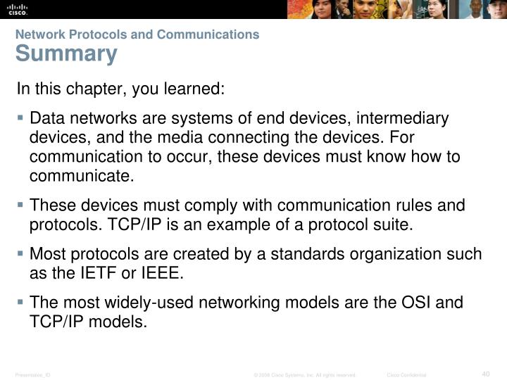 PPT - Chapter 3: Network Protocols and Communications PowerPoint ...