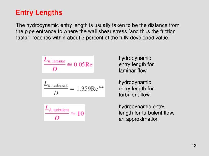PPT - Chapter 8 : Flow in Pipes (Internal Flow) PowerPoint Presentation ...