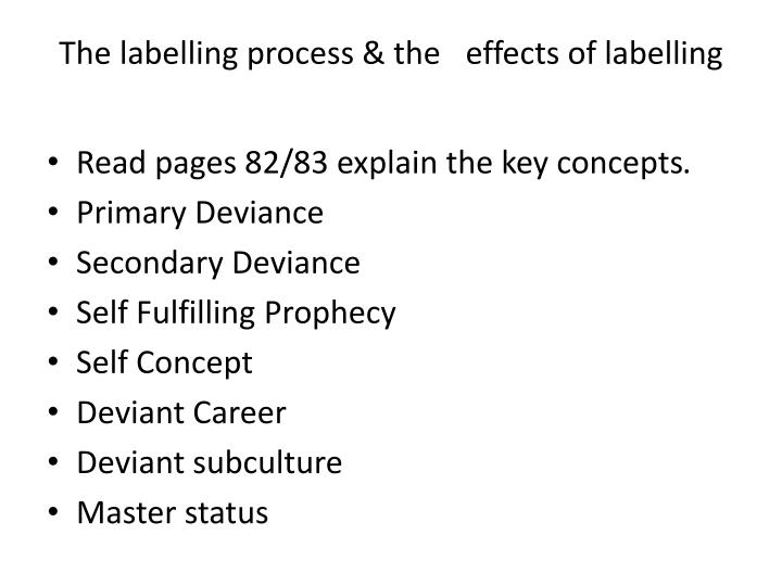 PPT - LABELING THEORY PowerPoint Presentation - ID:1861879