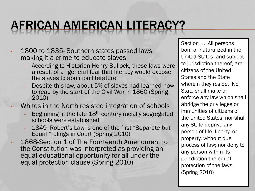 PPT - African American Education in the United States PowerPoint ...