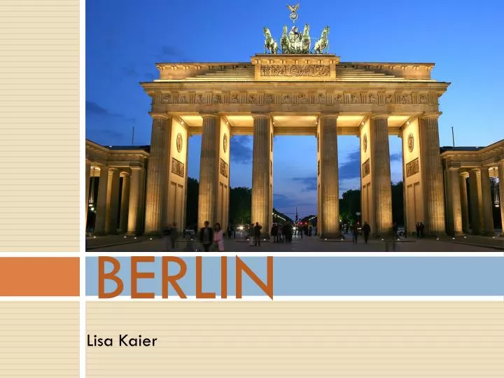 PPT - BERLIN PowerPoint Presentation, free download - ID:1862196