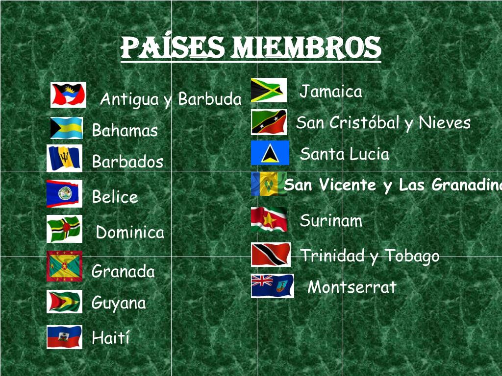 PPT - Comunidad del Caribe (CARICOM) PowerPoint Presentation, free ...