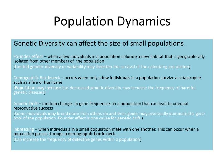 PPT - Population Dynamics PowerPoint Presentation - ID:1862285