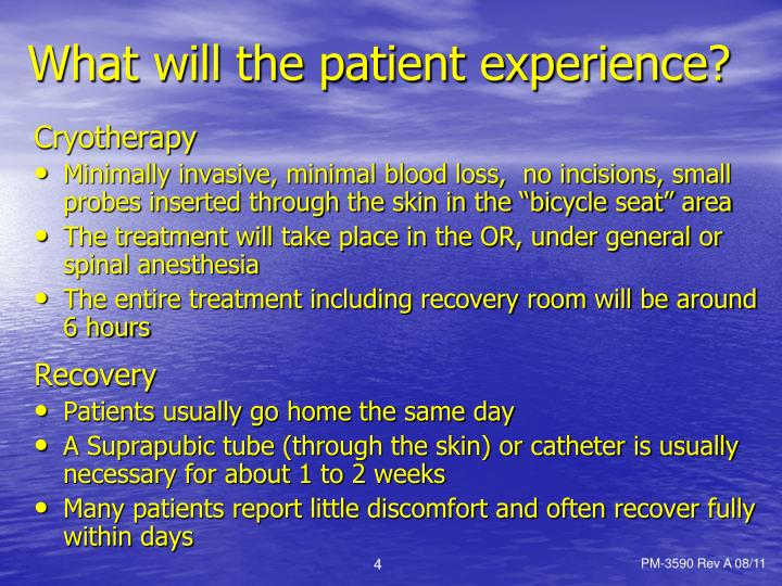 PPT - Prostate Cryotherapy Minimally Invasive Cancer Treatment ...