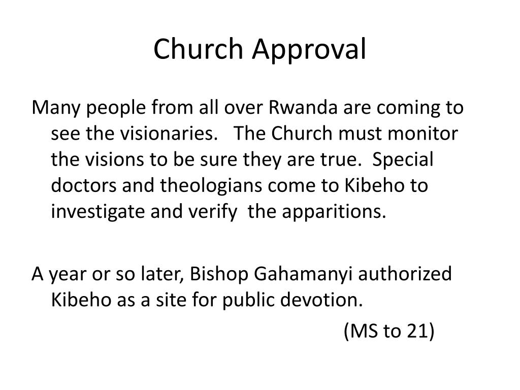 PPT - Our Lady of Kibeho PowerPoint Presentation, free download - ID ...
