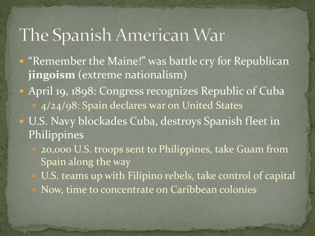 PPT - The Spanish American War & American Imperialism PowerPoint ...