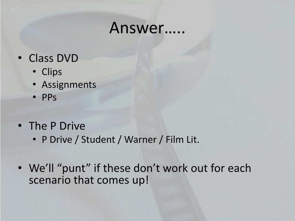 PPT - What is Literature to Film? PowerPoint Presentation, free ...