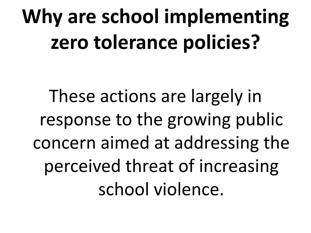 PPT - Zero Tolerance Policy PowerPoint Presentation, free download - ID ... PPT - Zero Tolerance Policy PowerPoint Presentation, free download - ID ...