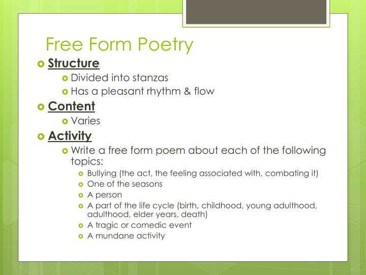 PPT - Poetry Unit PowerPoint Presentation - ID:1863489