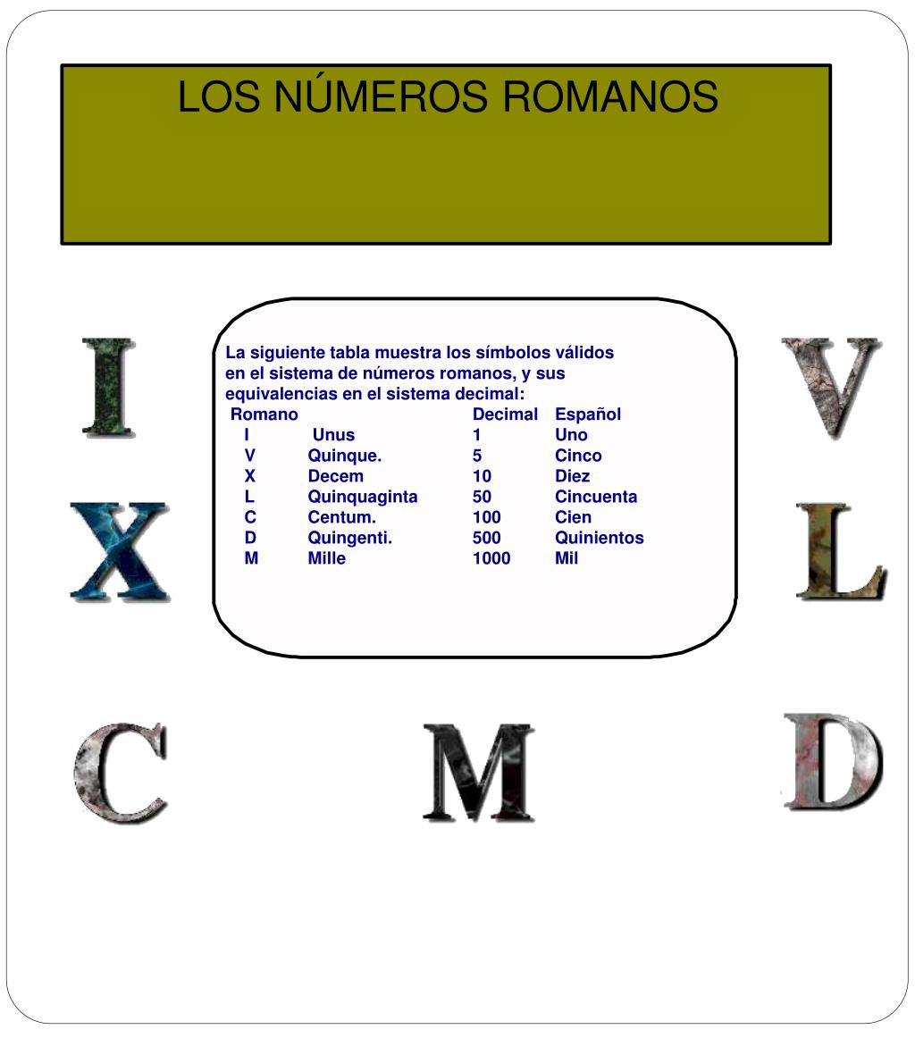PPT - La siguiente tabla muestra los símbolos válidos en el sistema de ...