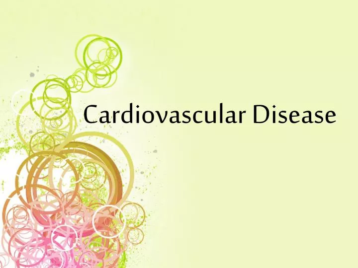 PPT - Cardiovascular Disease PowerPoint Presentation, free download ...