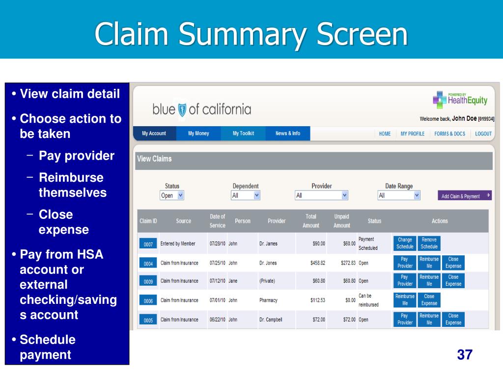 PPT - Blue Shield Health Savings Plan Laura Morgan UCSB Human Resources ...