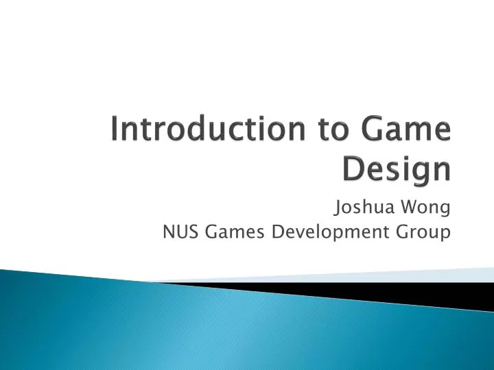 PPT - Introduction to Game Design PowerPoint Presentation, free ... PPT - Introduction to Game Design PowerPoint Presentation, free ...