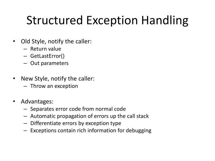 PPT - Robust Programs and Exception Handling PowerPoint Presentation ...
