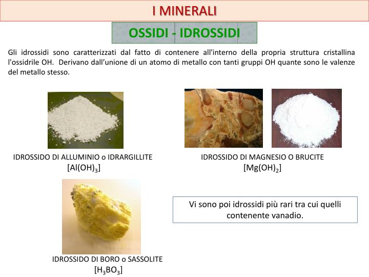 PPT - I MINERALI PowerPoint Presentation - ID:1864384