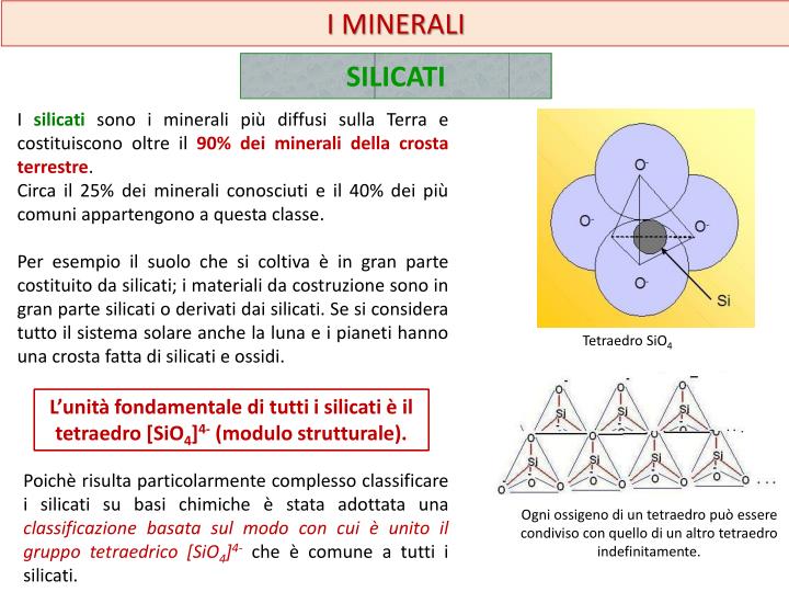PPT - I MINERALI PowerPoint Presentation - ID:1864384
