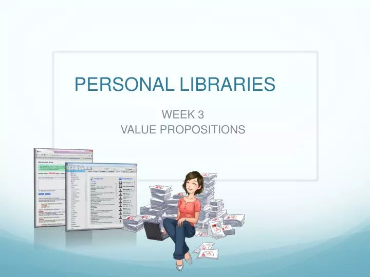 PPT - PERSONAL LIBRARIES PowerPoint Presentation, free download - ID ...