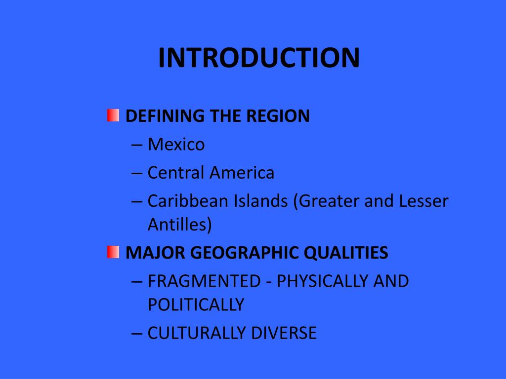 PPT - Latin America: Central America and Caribbean PowerPoint ...