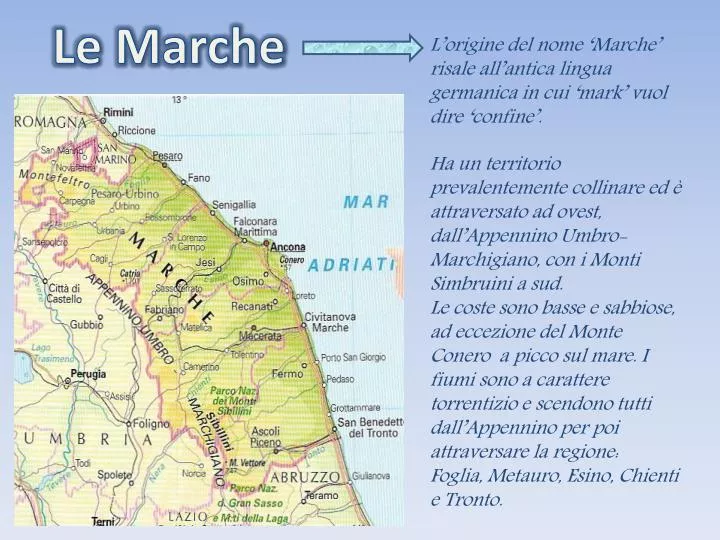 PPT - Le Marche PowerPoint Presentation, free download - ID:1865868