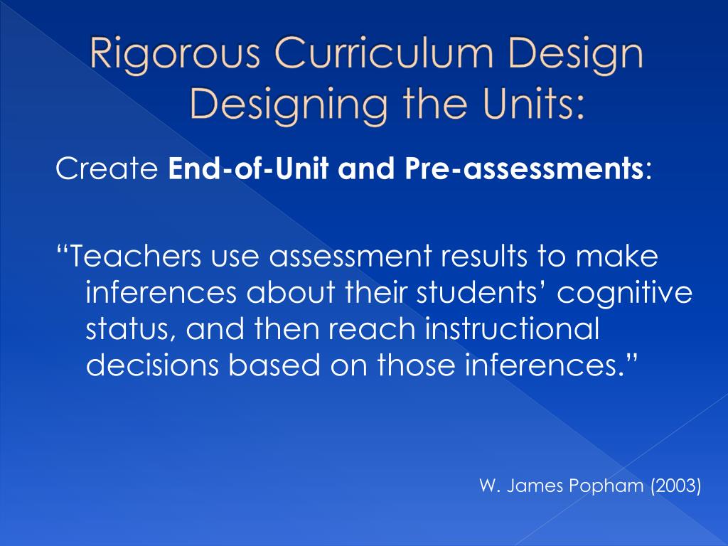 PPT - Using Common Core State Standards to Design a Rigorous Curriculum ...
