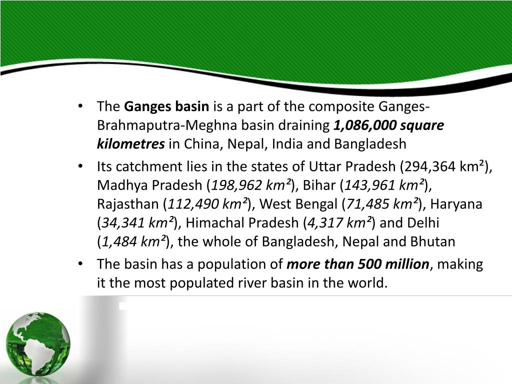 PPT - Socio-Economic And Cultural Aspects of Ganga River Basin ...