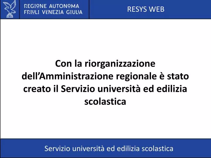 PPT - RESYS WEB PowerPoint Presentation, free download - ID:1866470