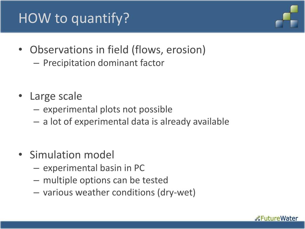 PPT - Quantifying Benefits of Green Water Credits for Upstream Farmers ...