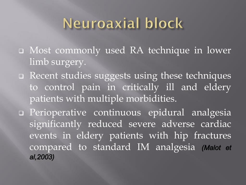 PPT - Regional Anesthesia for Trauma Patients Dalia Fahmy , MD ...