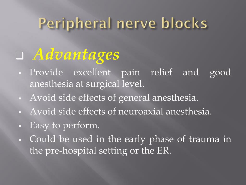 PPT - Regional Anesthesia for Trauma Patients Dalia Fahmy , MD ...