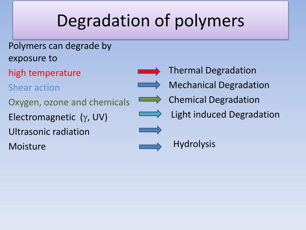 PPT - Degradation of polymers PowerPoint Presentation, free download ... PPT - Degradation of polymers PowerPoint Presentation, free download ...